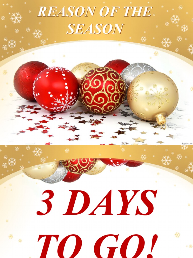 Reason of The Season (Christmas Sermon) | PDF