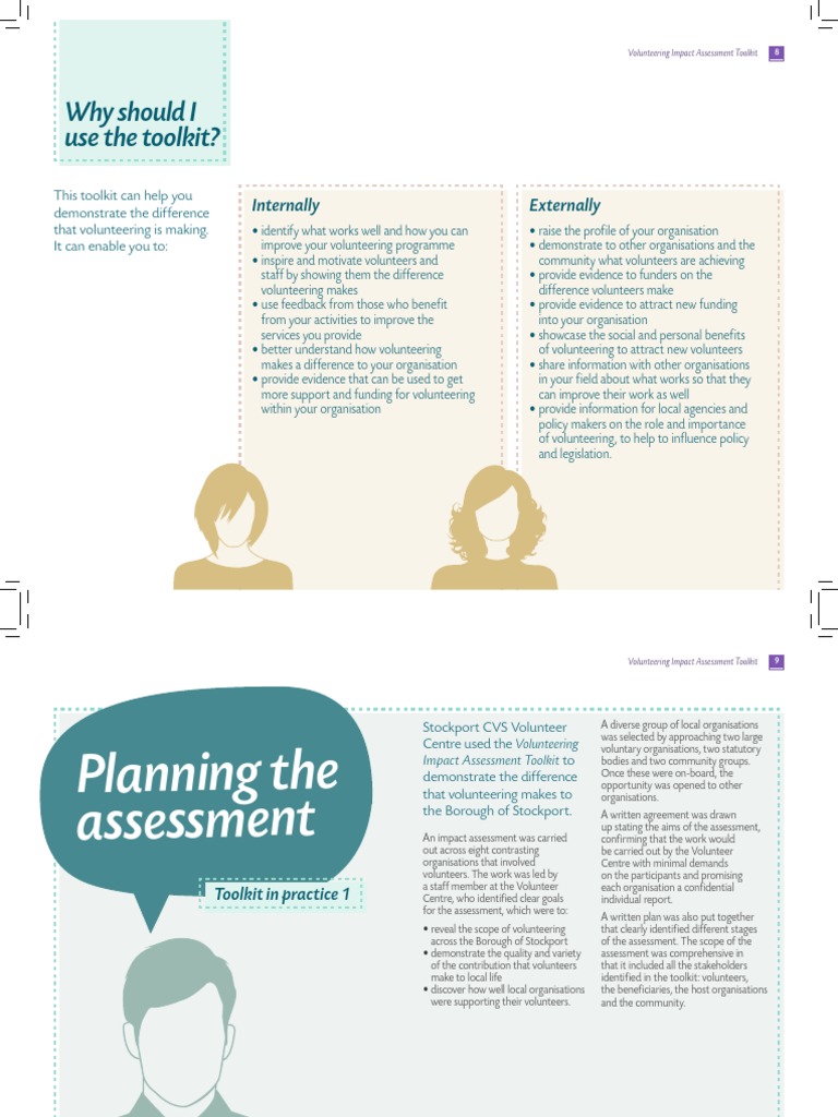 Volunteering Impact Assessment Guide | PDF | Volunteering | Human Capital