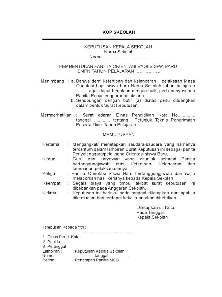 SK Mos | PDF | Karier & Perkembangan | Ilmu Sosial
