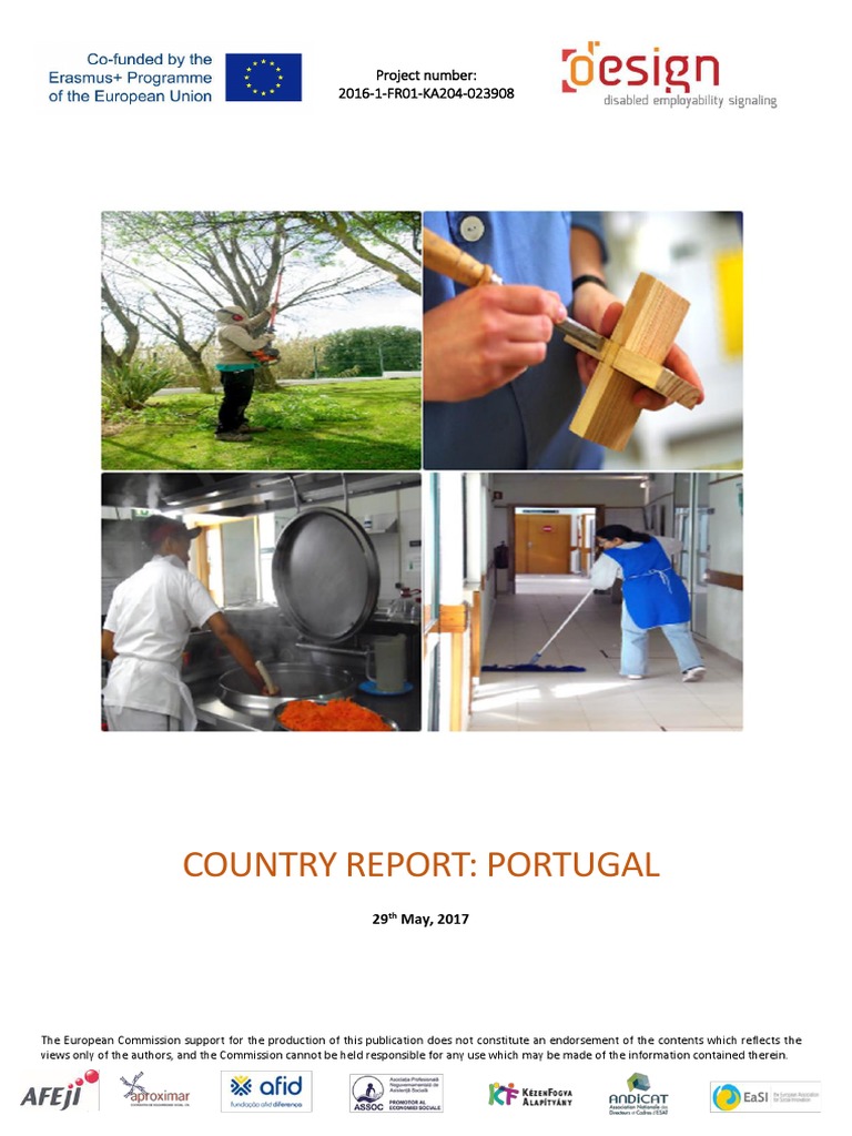 Country Report - PT Final Version | PDF | Disability | Portugal