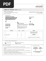 Red Bus Ticket Format | PDF | Ticket (Admission) | Bus