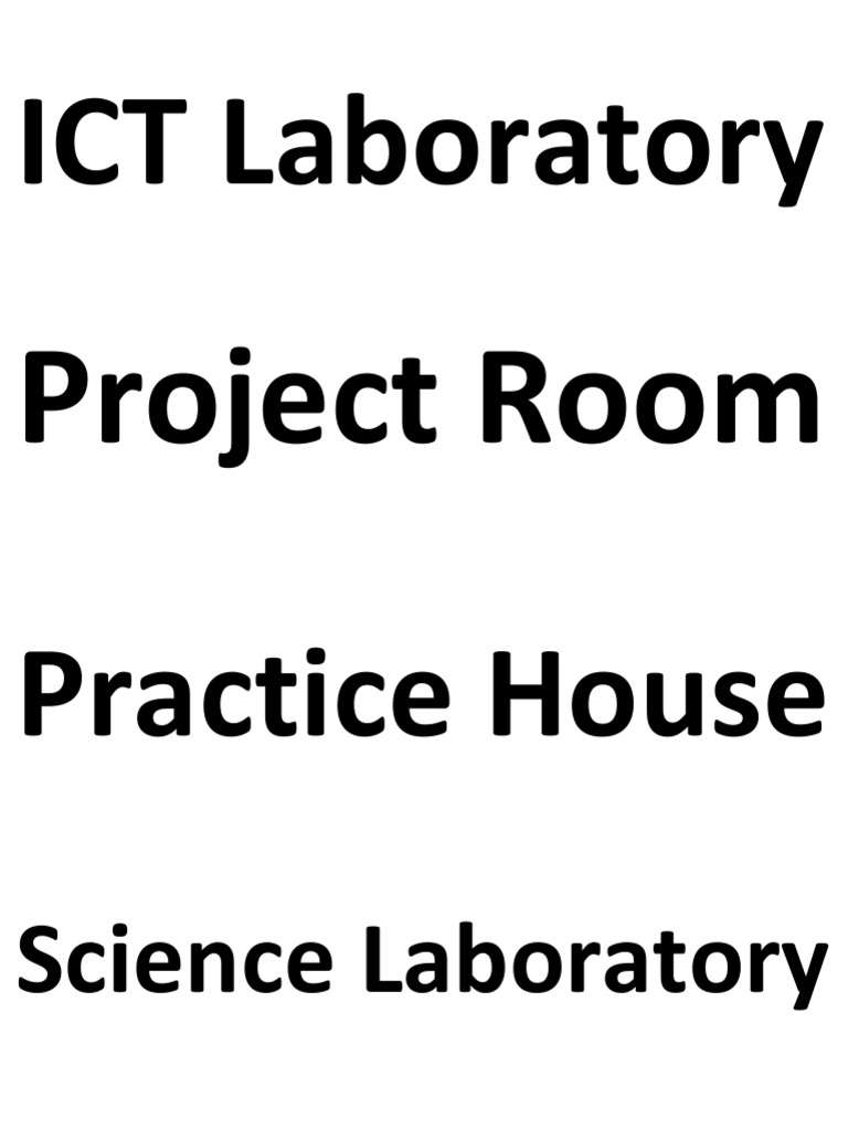 ICT Laboratory: Project Room | PDF