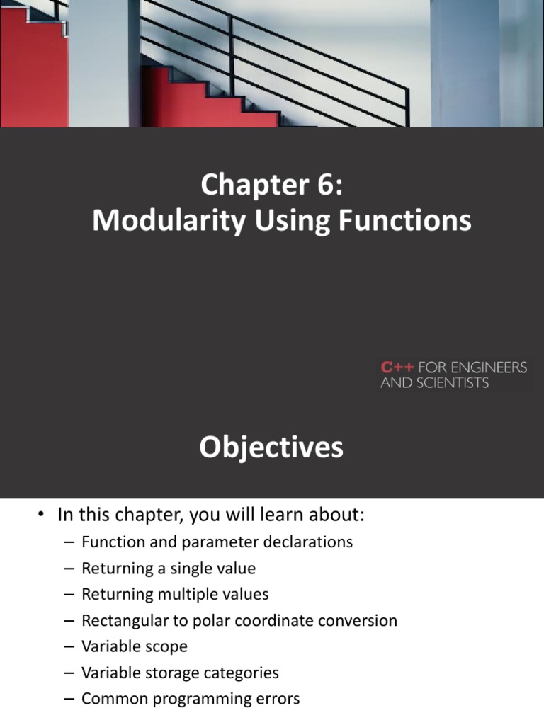 Modularity Using Functions Pdf Parameter Computer Programming Subroutine