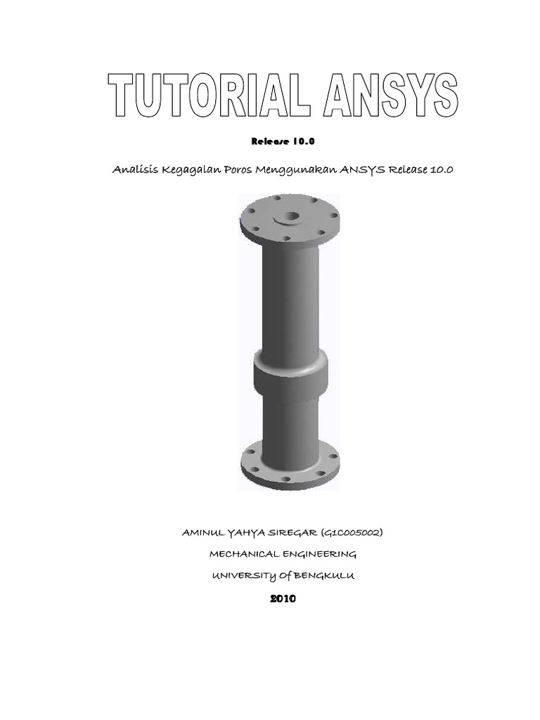 Tutorial Ansys Workbench 10 PDF | PDF