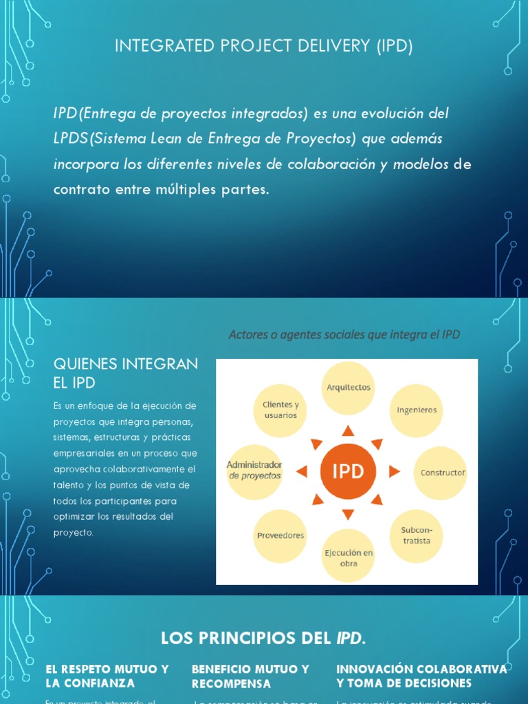 Integrated Project Delivery (Ipd) | PDF | Toma de decisiones | Diseño