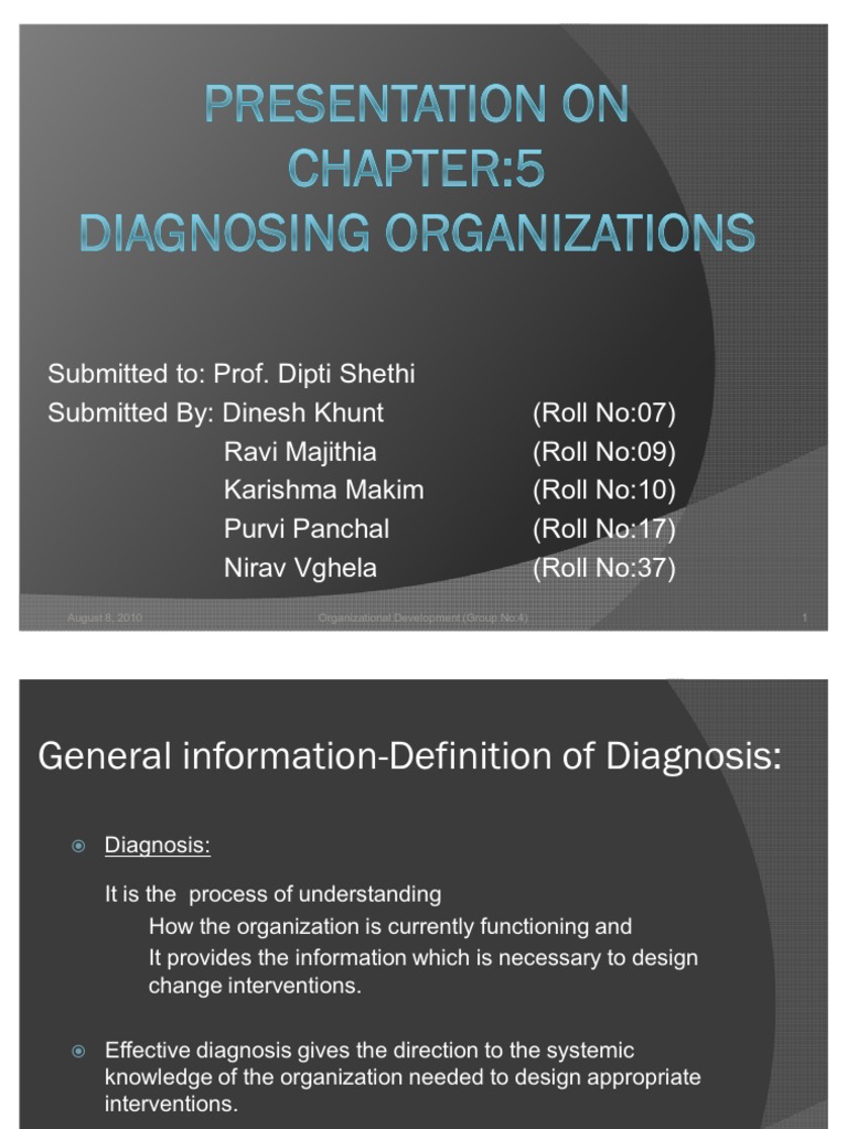 Presentation On OD | PDF | Organization Development | System