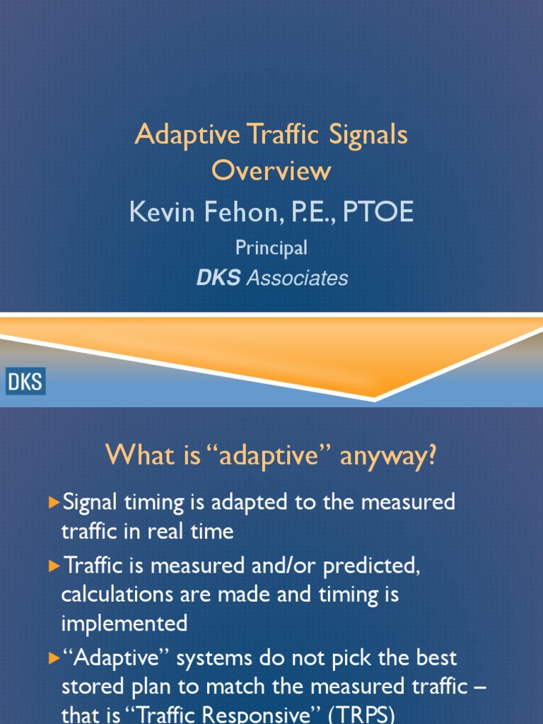 4-Adaptive Signal Control - How Does It Work PDF | PDF | Areas Of ...