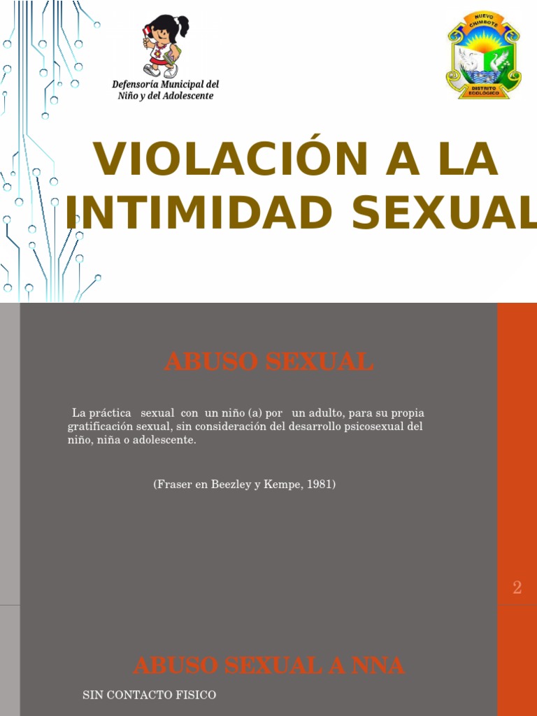 Diapo Violacion Intimidad | PDF | Violación | Abuso sexual