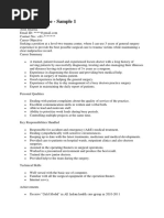 MBBS DOCTOR - Resume CV Format, CV Sample, Model, Example, BioData ...