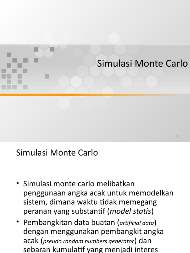 Simulasi Analisa Monte Carlo | PDF