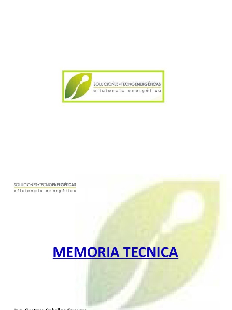 Memoria Tecnica Descriptiva | PDF | Transformador | Energia electrica