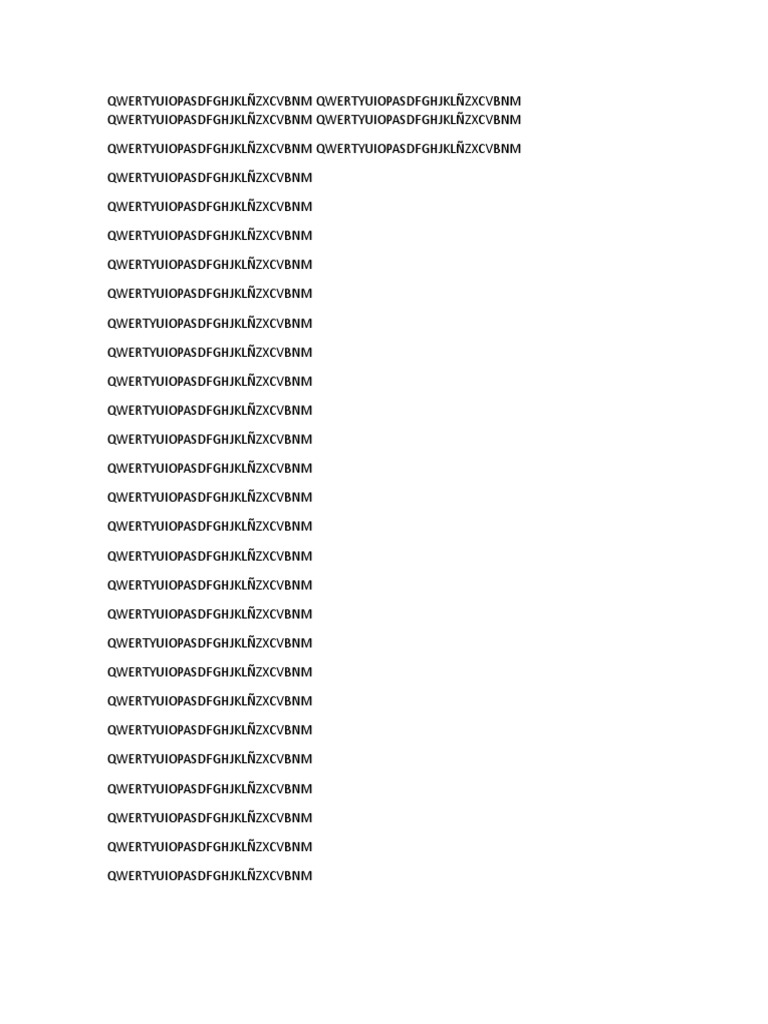 Qwertyuio | PDF