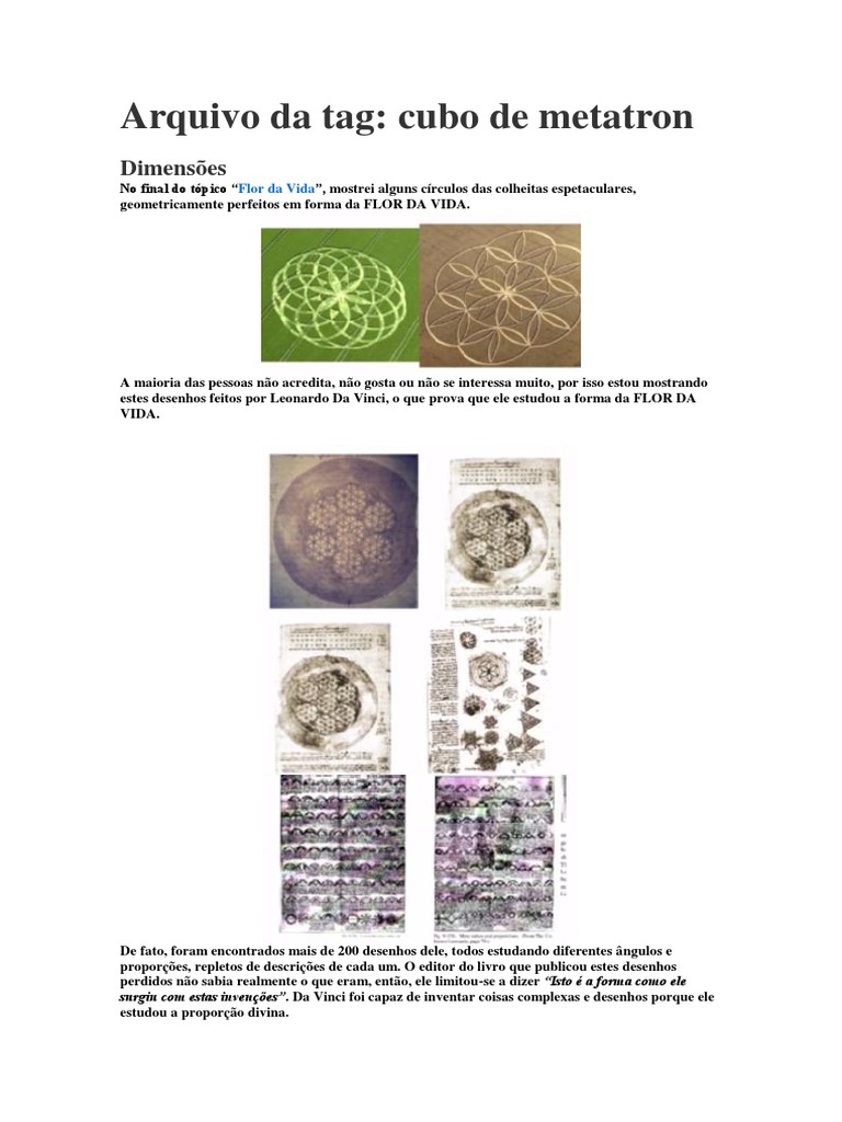 Cubo Metatron | PDF | Partícula elementar | Universo