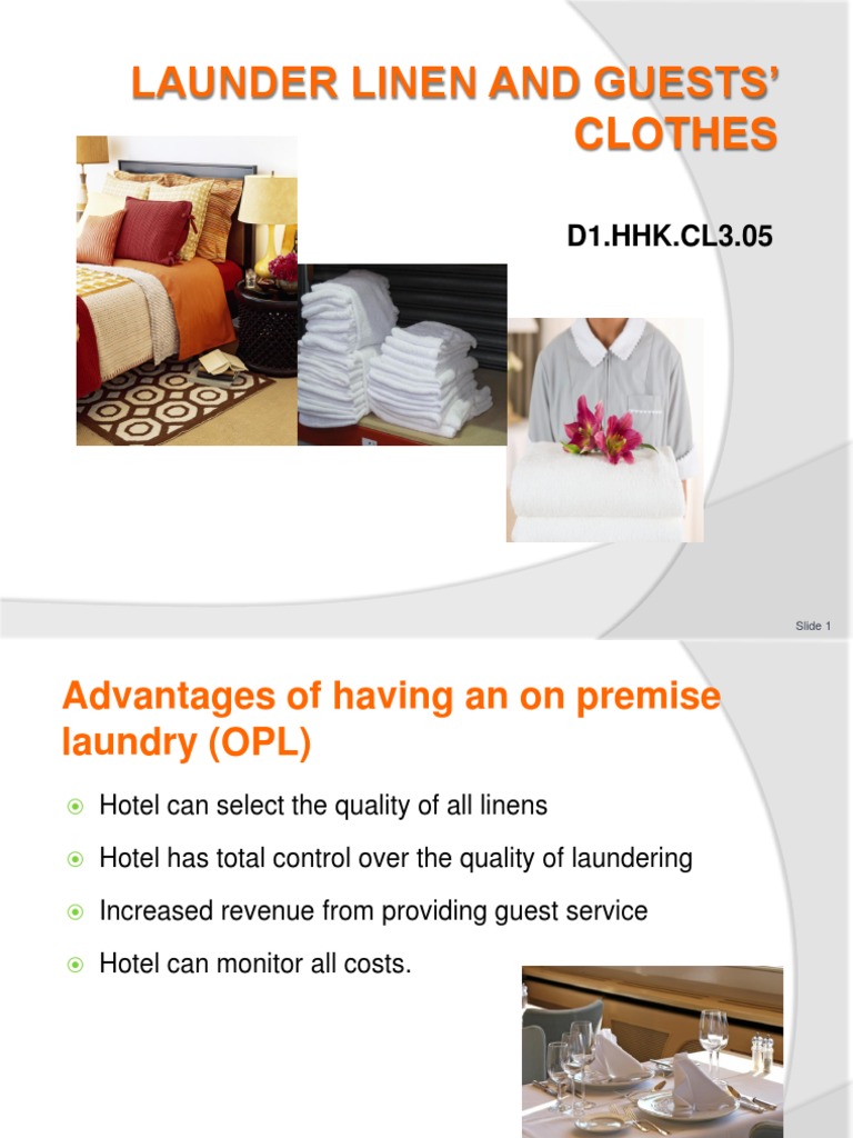 Guest Laundry Operations and Management | PDF | Laundry | Linens