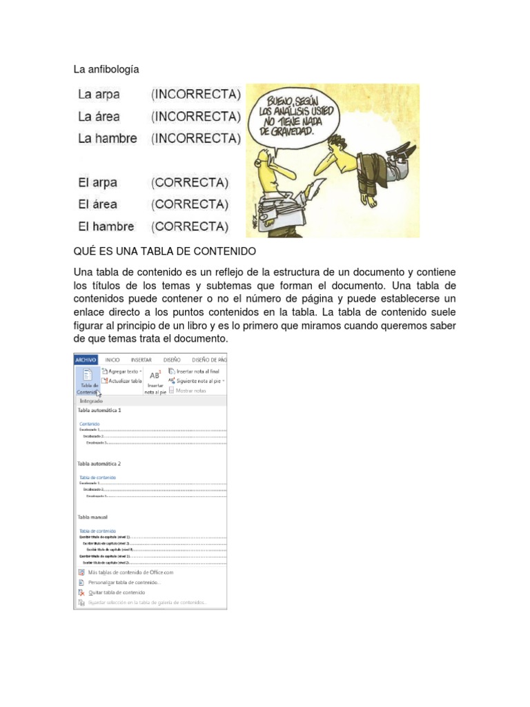 Imágenes y Definición de Anfibología | PDF