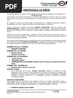 Protocolo 15 Años | PDF | Ceremonias