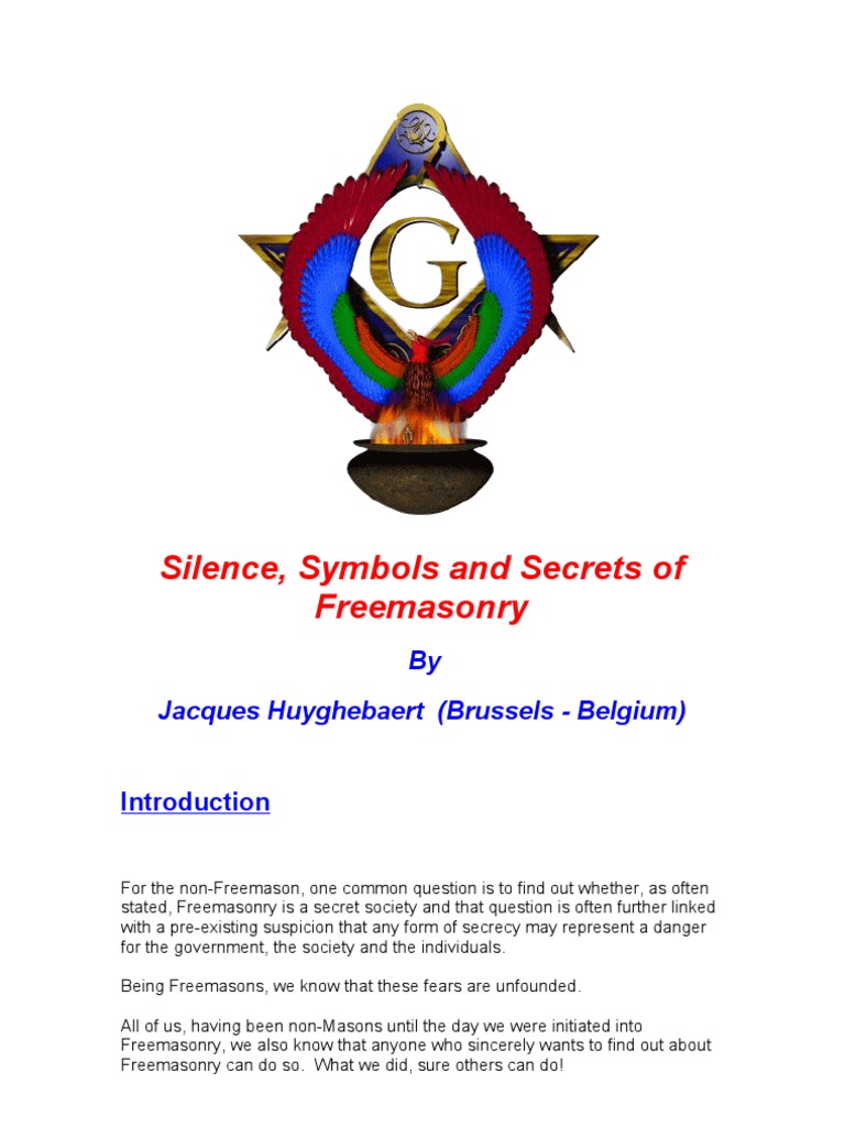 Silence | PDF | Freemasonry | Masonic Lodge