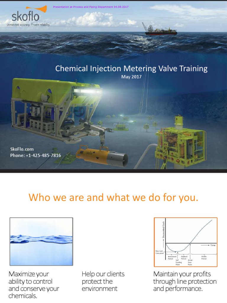 SkoFlo Chemical Injection Valve Training | PDF | Pump | Valve