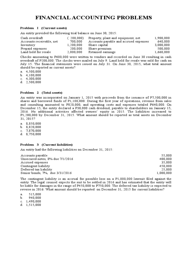 FAR Test Bank | PDF