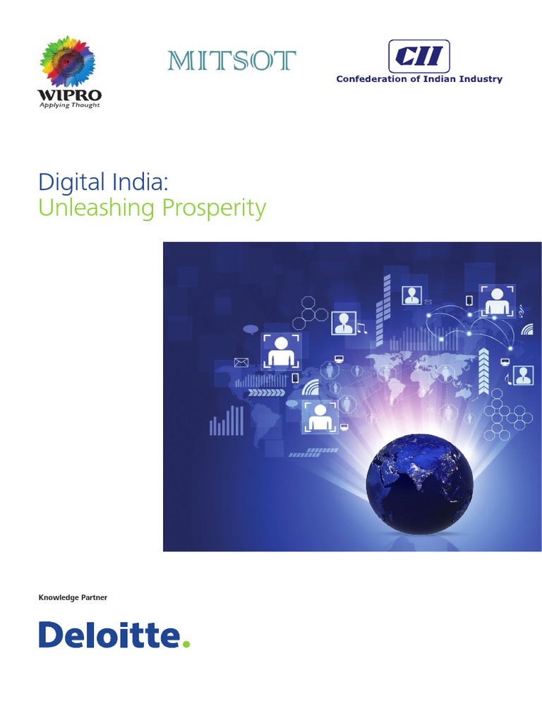 Deloitte - Digital India PDF | PDF | Cloud Computing | Internet Access