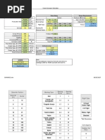 Cyclone Design Calculation Tool Simplified | PDF | Applied And ...