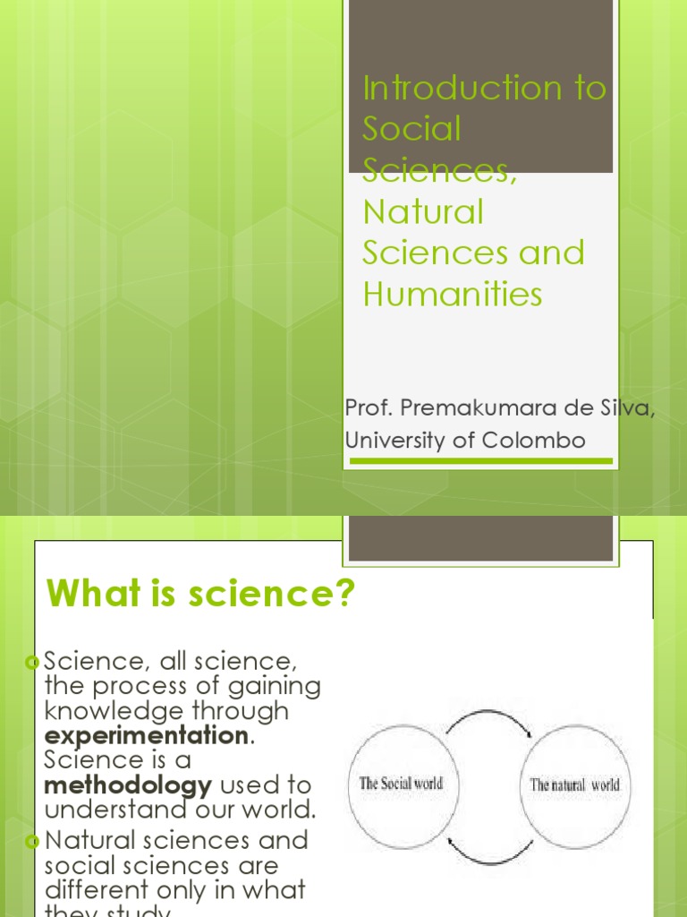 Natural vs Social Sciences Explained | PDF | Social Science | Natural ...