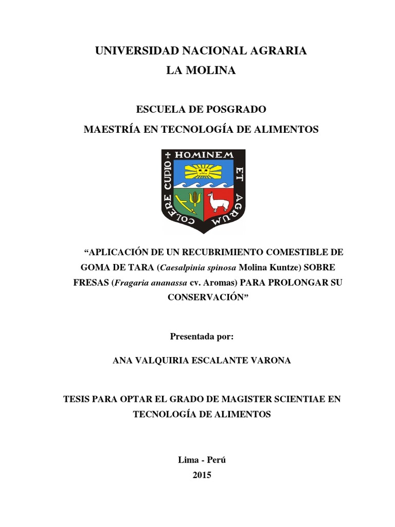 Tara | PDF | fresa | Fruta