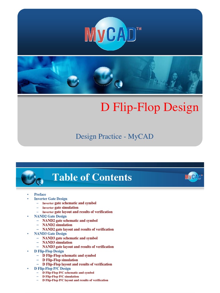 D Flip-Flop Design | PDF | Electrical Circuits | Electronic Design