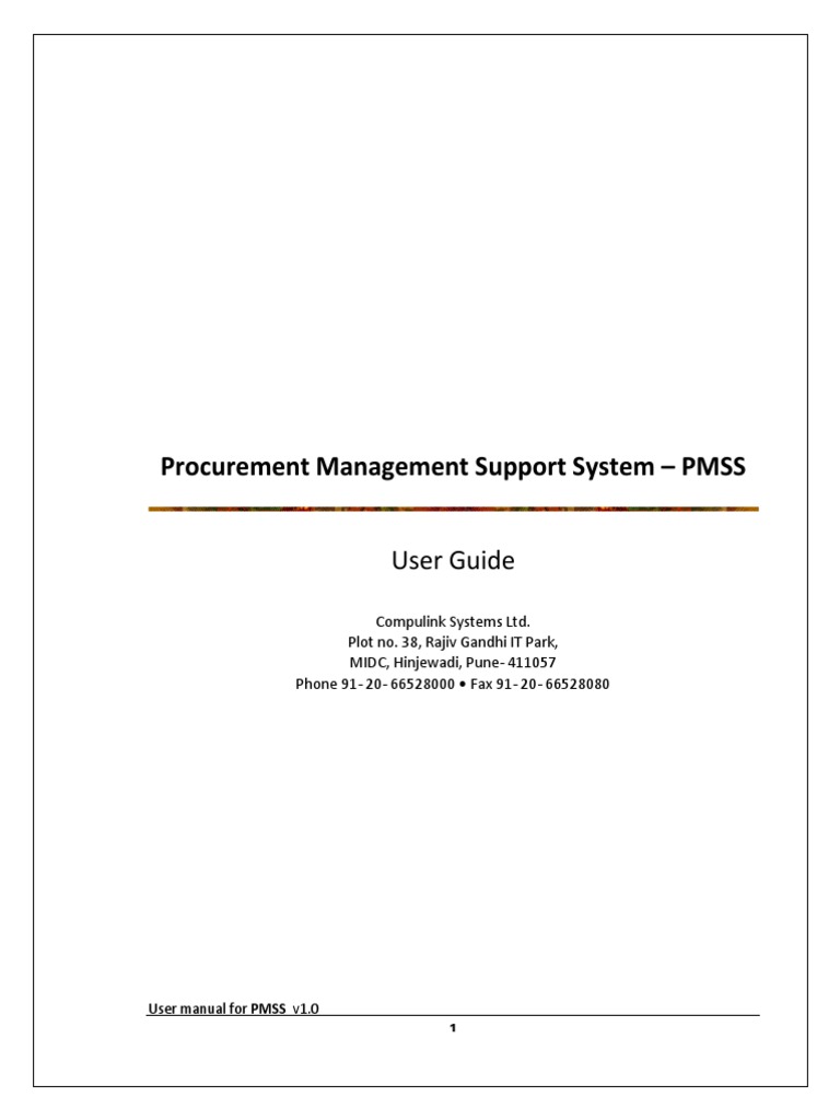 PMSS User Manual - Institution | PDF | Web Browser | Internet Explorer