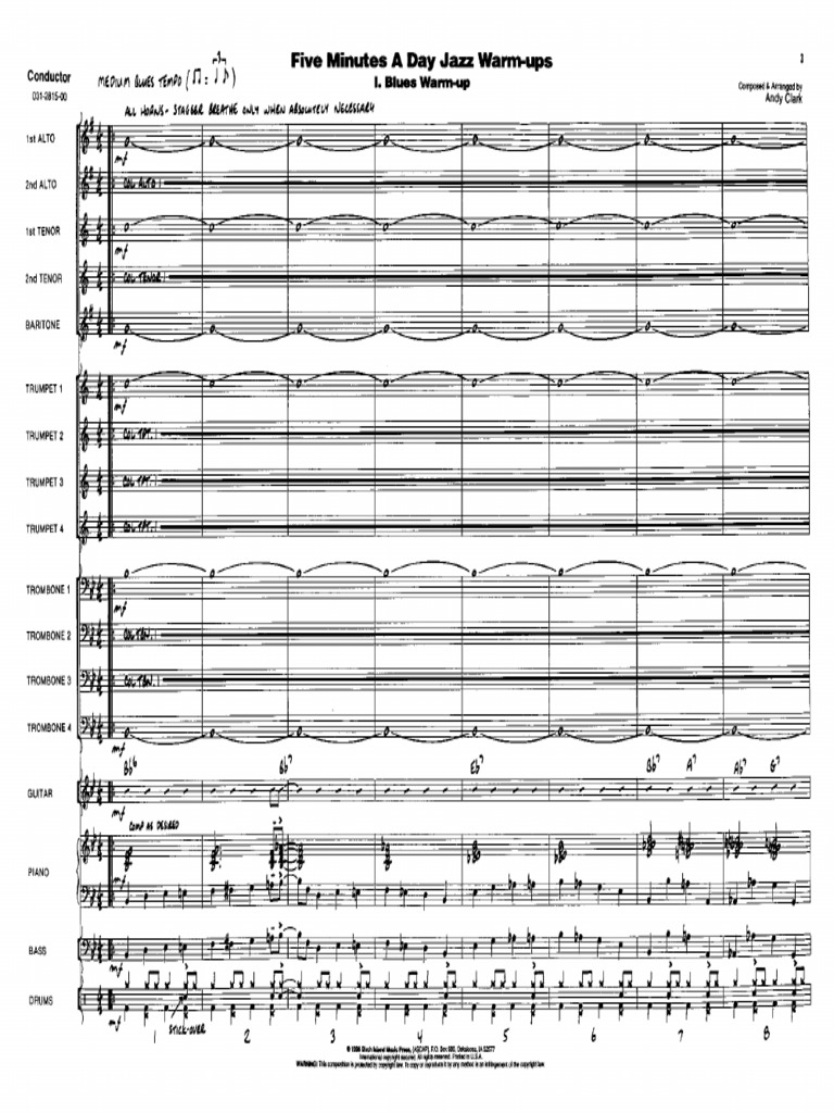 Warm Up Big Band | PDF