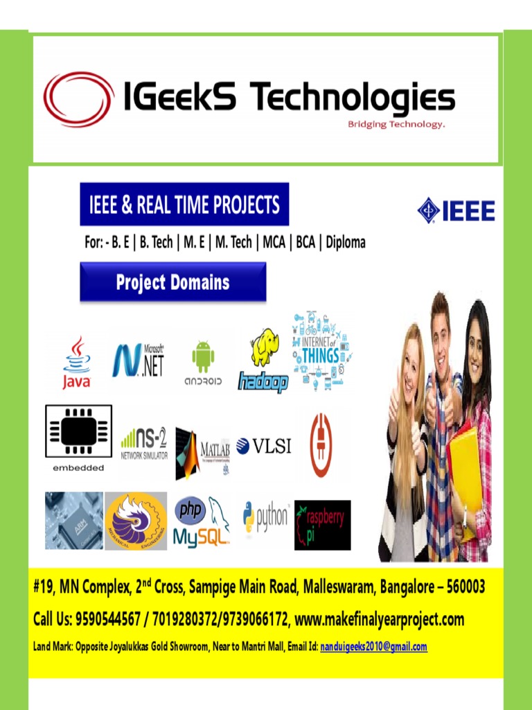 IEEE 2017-18 BE Final Year Complete Project Title List | PDF | Android (Operating System ...