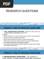 Statement of The Problem | PDF | Question | Qualitative Research