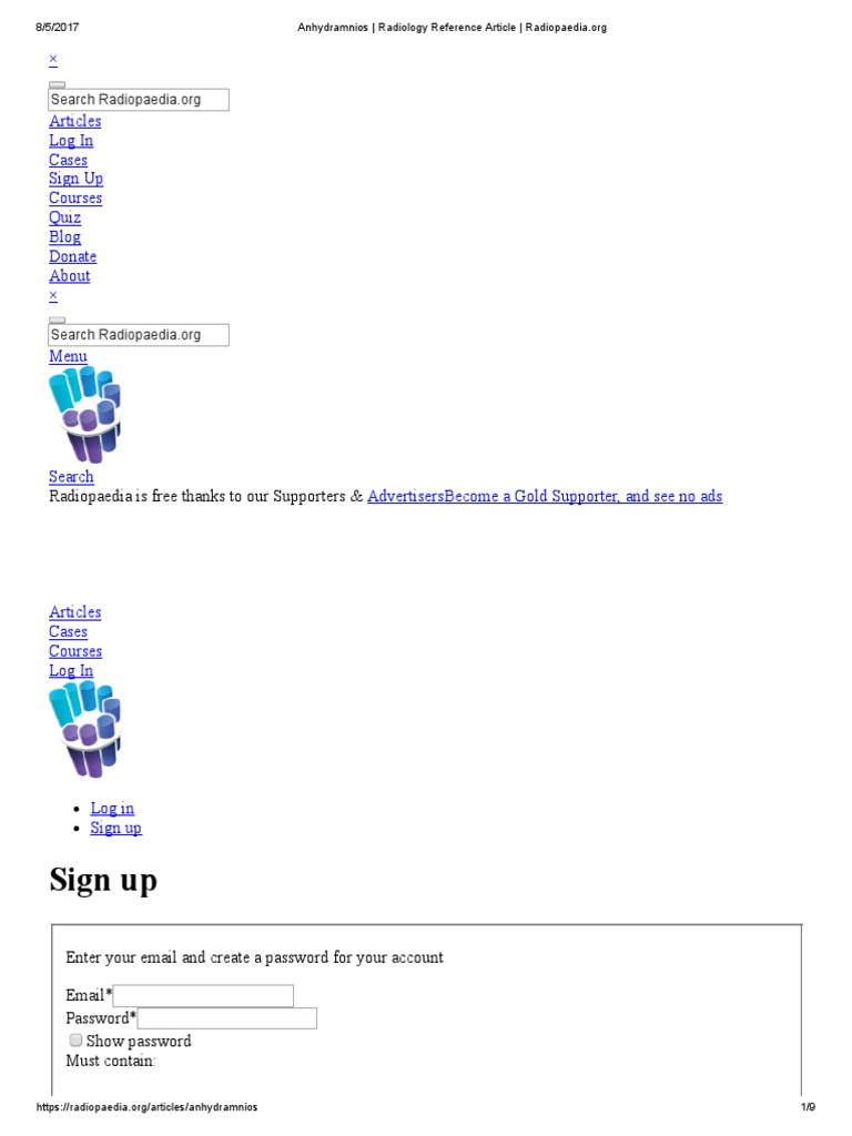 Anhydramnios - Radiology Reference Article - Radiopaedia | PDF | Fetus ...