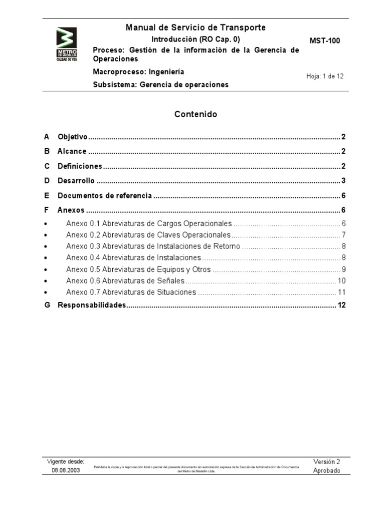 MST 100 | PDF | Transporte | Estación de tren