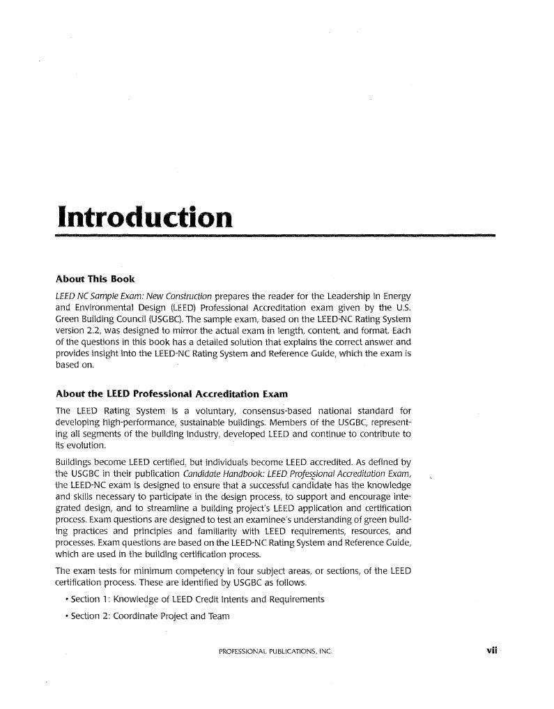 Leed Practice Exam and Key | PDF