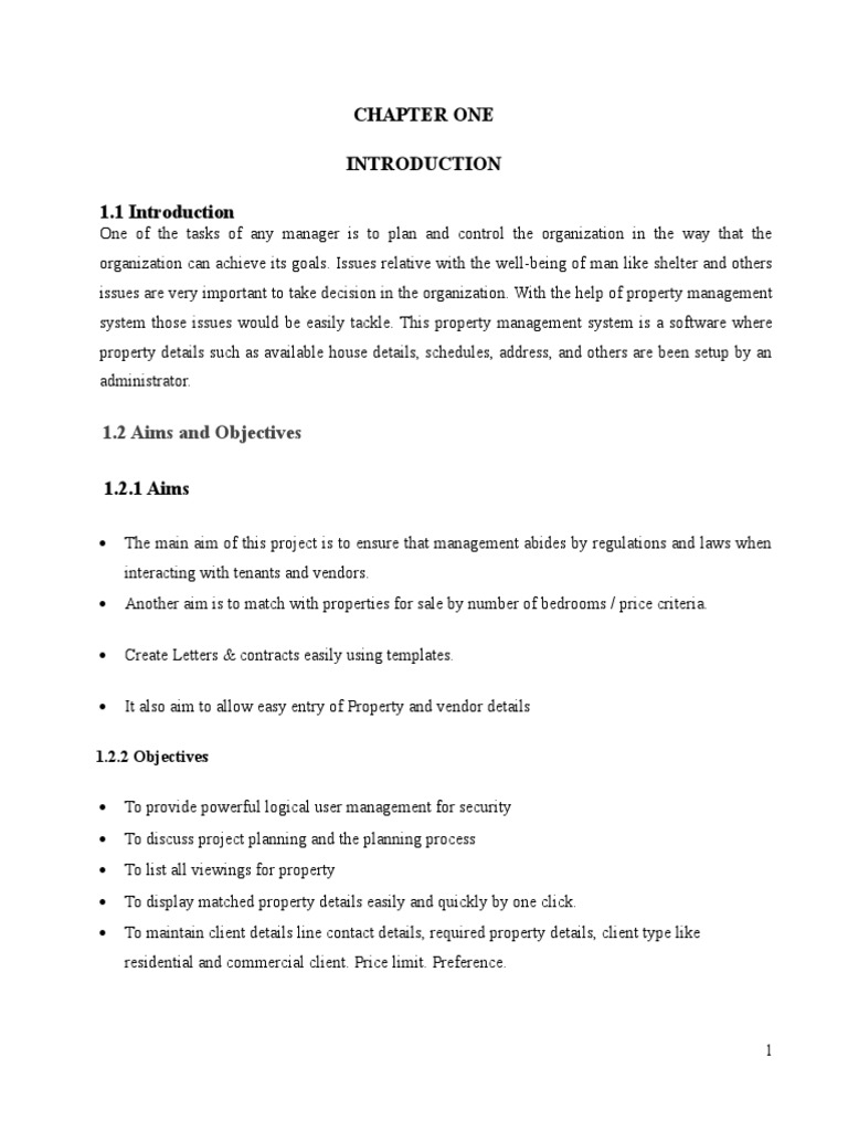 Property Management System | PDF | Computer Network | Conceptual Model