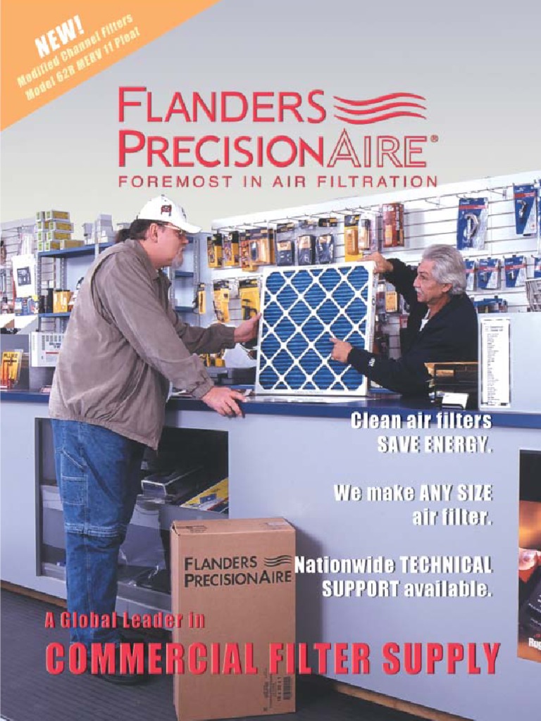 Filtros Flanders | PDF | Filtration | Fiberglass