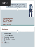 Denim Washing Process and Recipes | PDF | Chemical Substances | Textiles