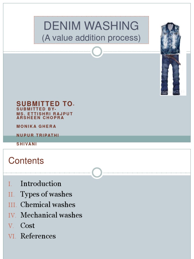 A Comprehensive Guide to Denim Washing Processes: Exploring Chemical ...