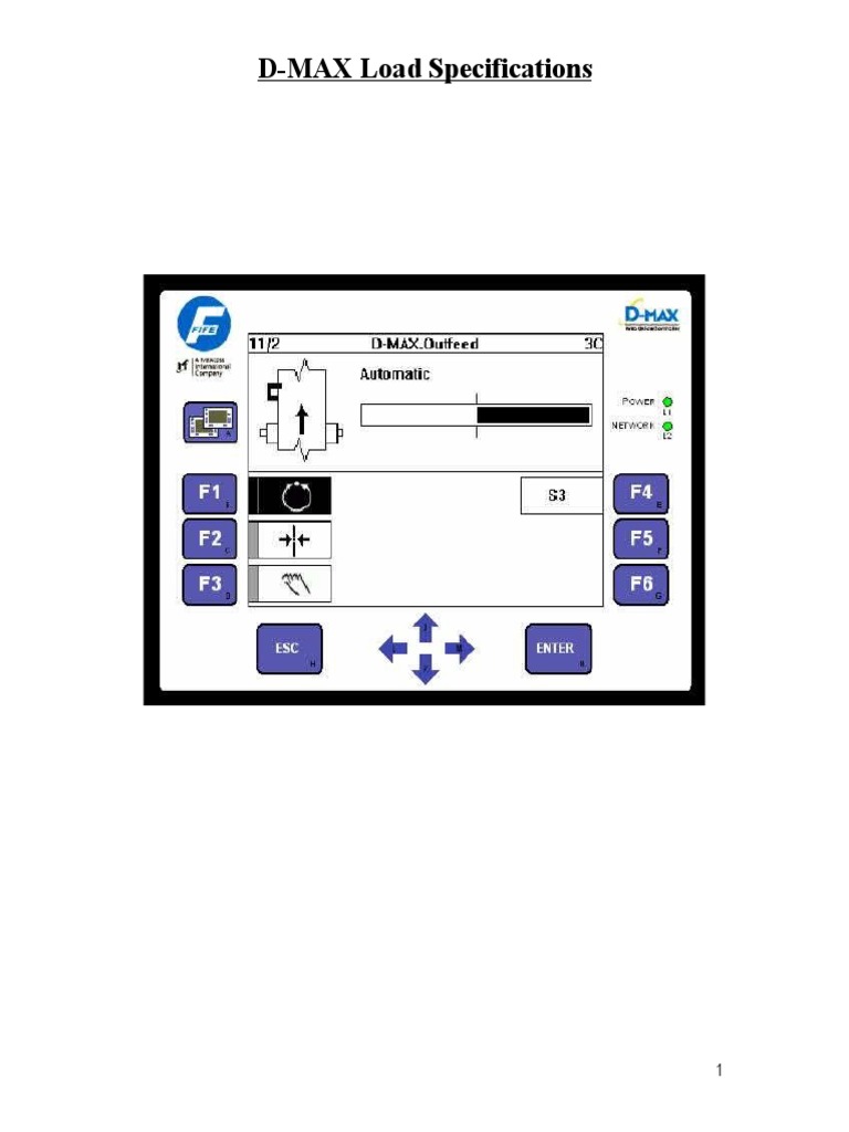 Fife D-MAX Elec Load Specs | PDF | Electrical Engineering | Electricity