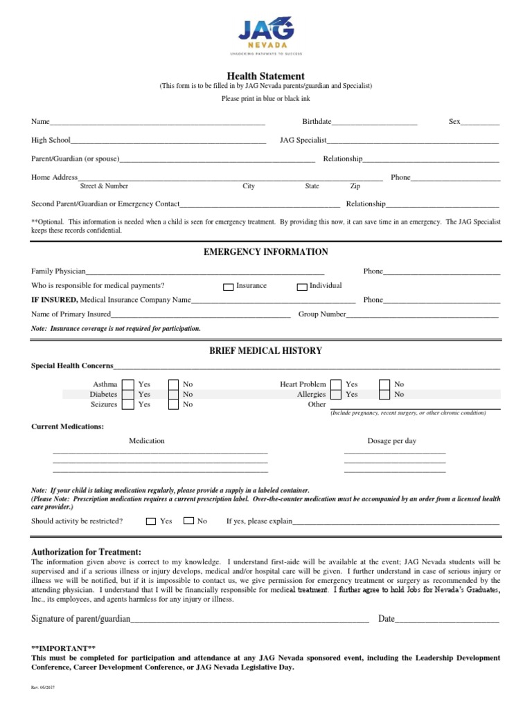 11 - Health Statement | Download Free PDF | Pharmaceutical Drug ...