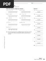Core Connections Algebra: Selected Answers For | PDF | Correlation And ...