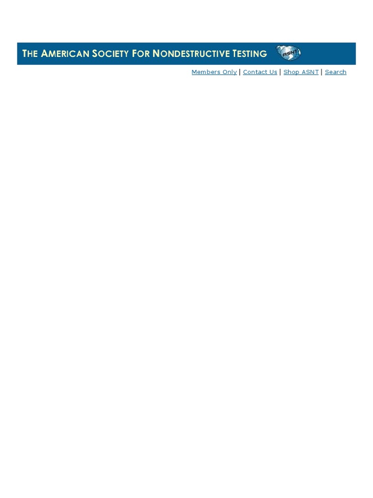 ASNT Level III NDT Certification Guide | PDF