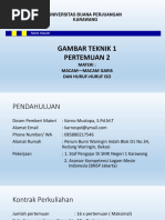Notasi (Menggambar Teknik | PDF