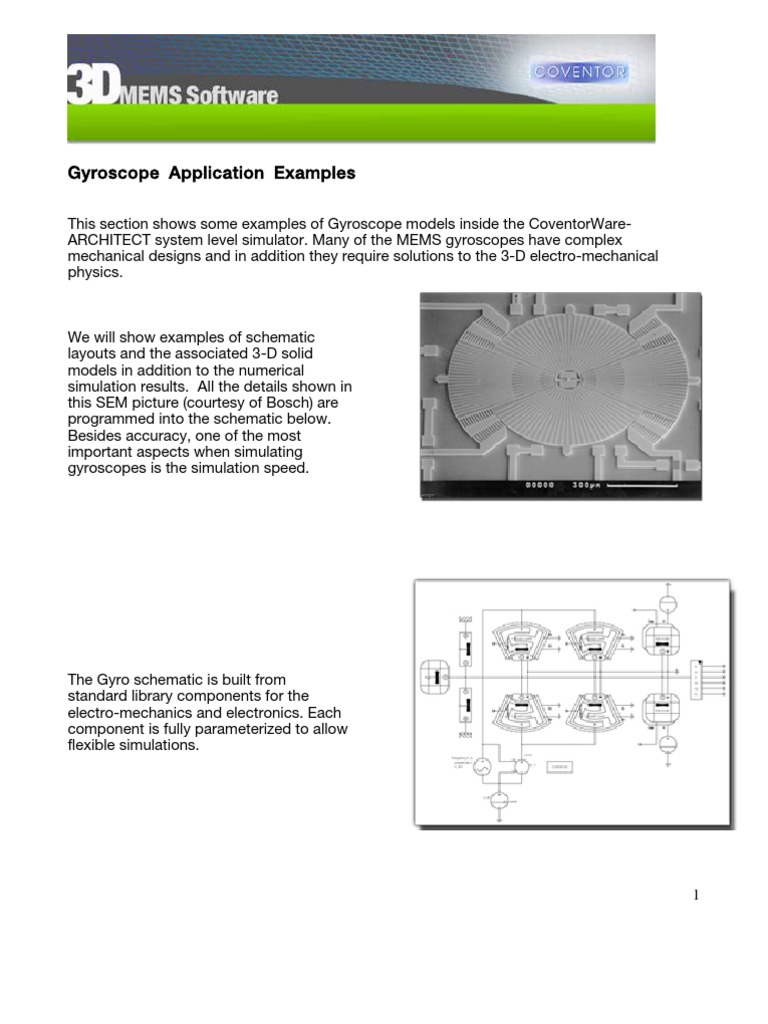 Gyro Applications | PDF | Gyroscope | Simulation