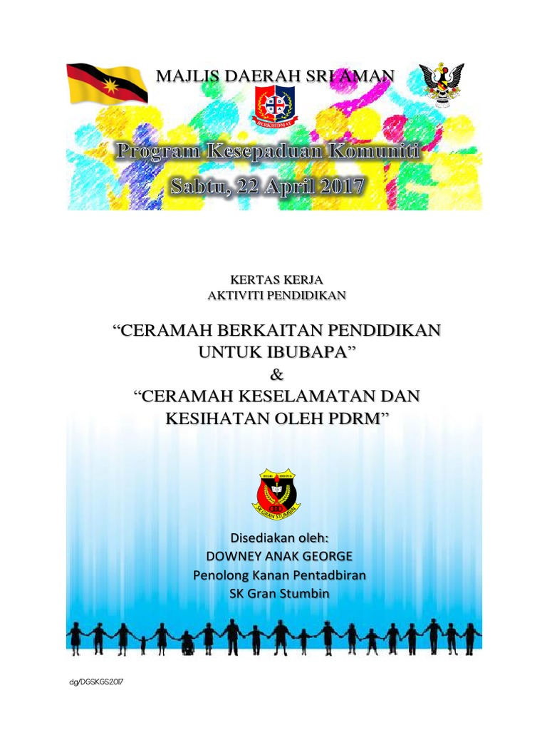 Kertas Kerja Aktiviti Pendidikan MDSA 2017 | PDF