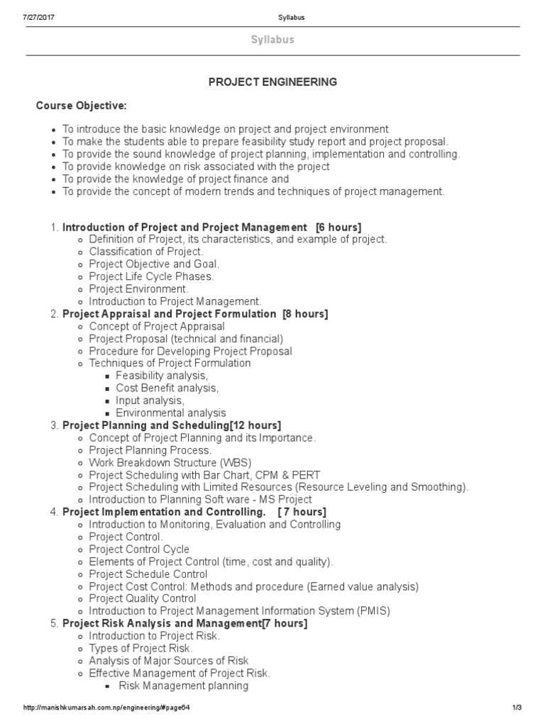 Project Engineering | PDF | Project Management | Economies