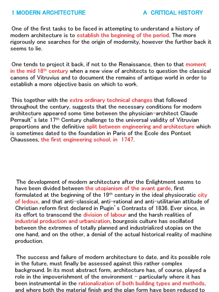 Modern Architecture | Architectural Design | Philosophical Science