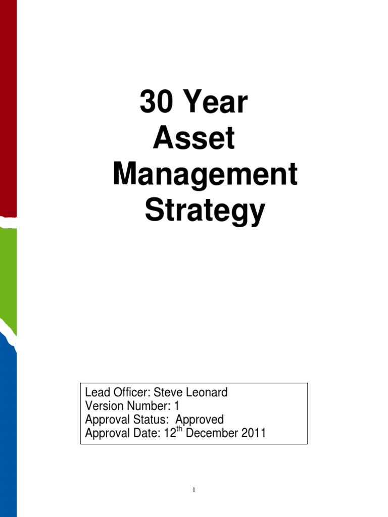 30 Year Asset Management Strategy | PDF | Strategic Management | Public ...