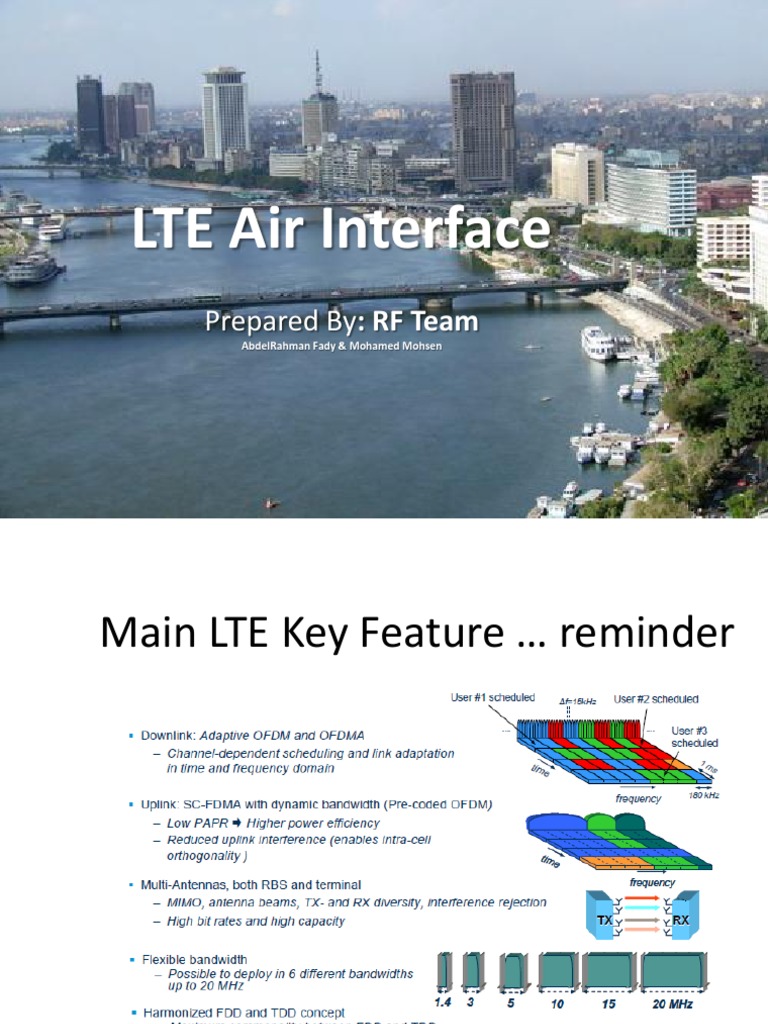 LTE Air Interface Overview and Features | PDF | Orthogonal Frequency ...